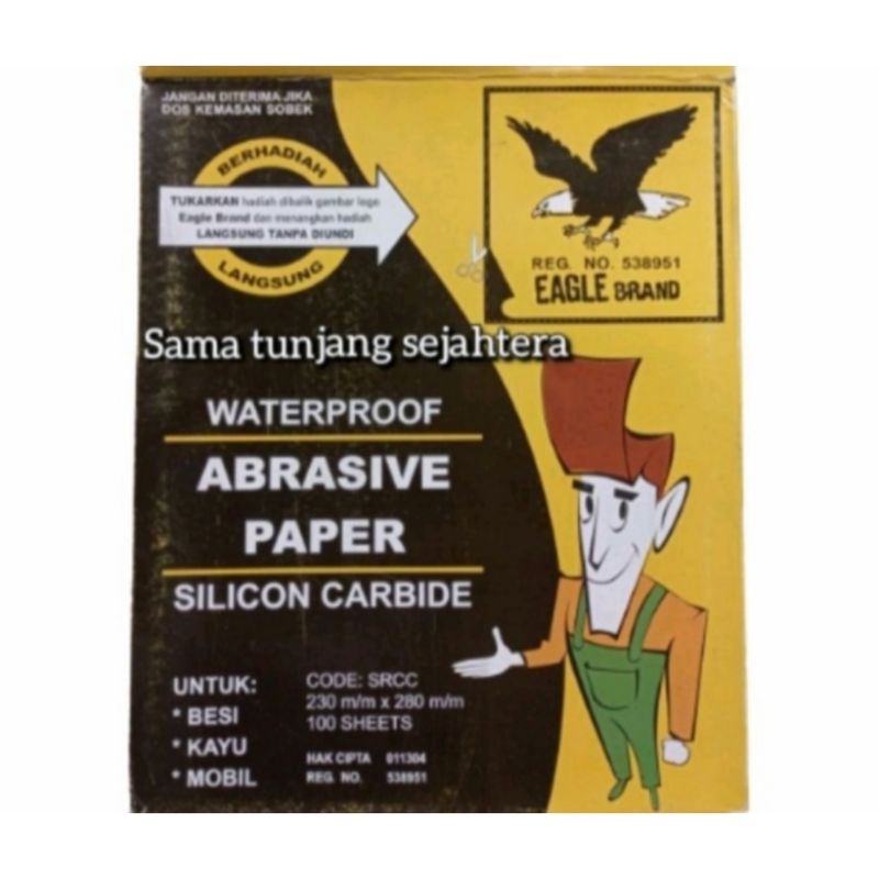 Jual EAGLE - AMPLAS DUCO GRADE 60 - 2000 (JUAL PER 10 LEMBAR) | Shopee ...