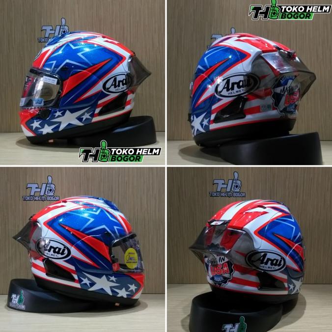 Jual spoiler arai RX7X RR5 TSR custom gp pad after market | Shopee ...