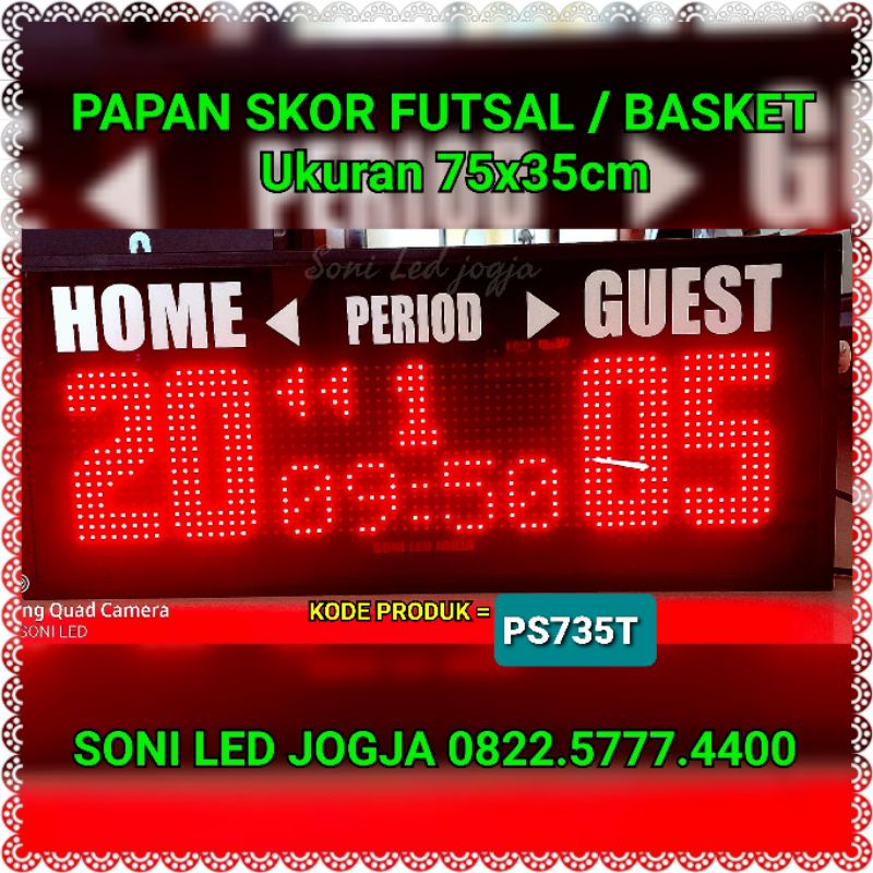 Jual Papan skor futsal scoreboard basket led skoring digital papanskor ...