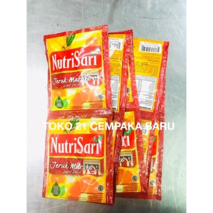Jual Nutrisari Rasa JERUK MAROKO 1 renceng isi 10 sachet | NutriSari ...