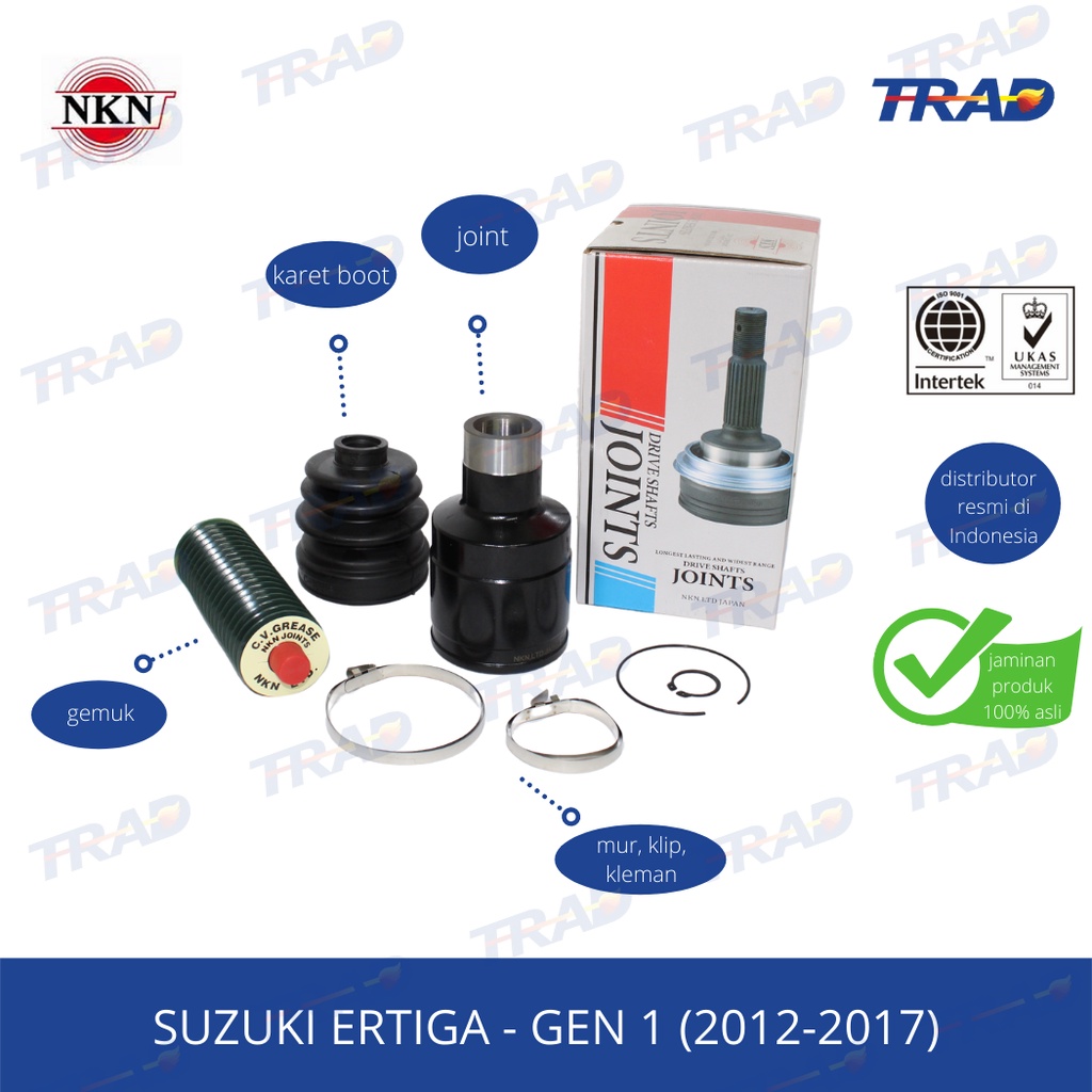 Jual CV Joint As Roda Dalam NKN Suzuki Ertiga Matic | Shopee Indonesia