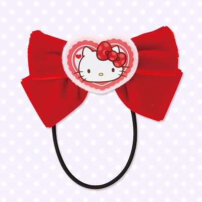 Jual Hello Kitty Ponytail Holder Felt (Red) 5×6.5×1cm 633885 | Shopee ...