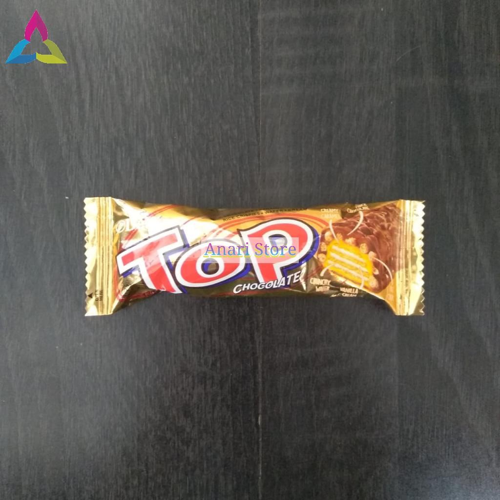 Jual DELFI Top Chocolate Wafer Cokelat 16g 16 g gram | Shopee Indonesia