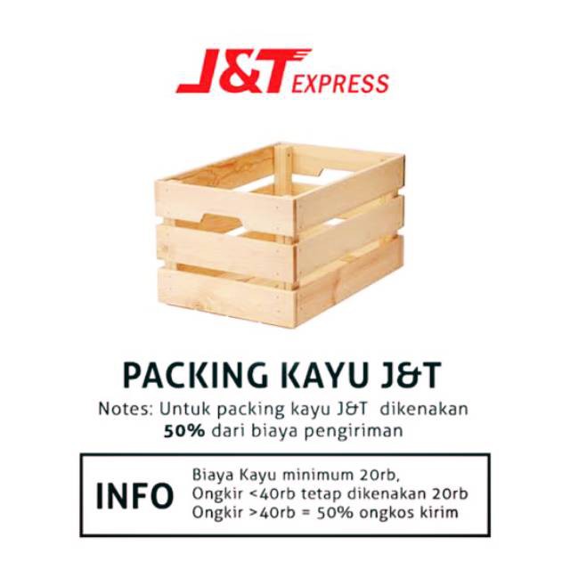 Jual PACKING KAYU J&T EXPRESS PER 1 KG | Shopee Indonesia