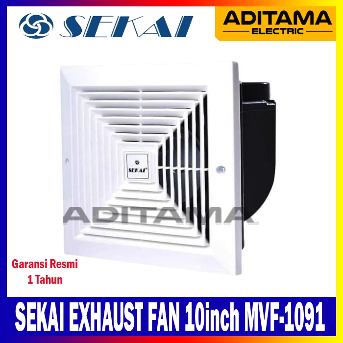 Jual SEKAI EXHAUST FAN 10inch MVF1091/ VENTILATING FAN SEKAI 10" MVF-1091 | Shopee Indonesia