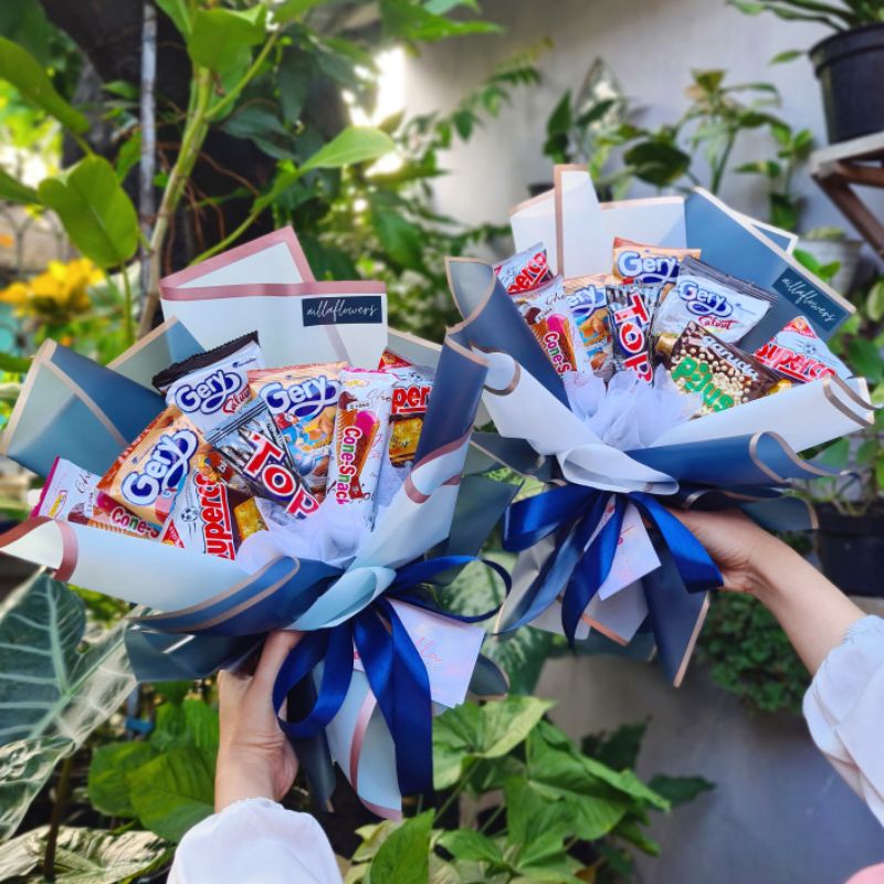 Jual Mini Snack Bouquet/Buket Jajan/Buket Jajan Wisuda | Shopee Indonesia