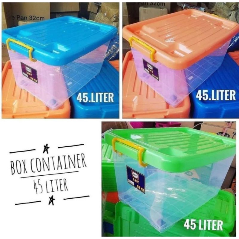 Jual container box 45 liter / container box roda 45 liter/ container 45 ...