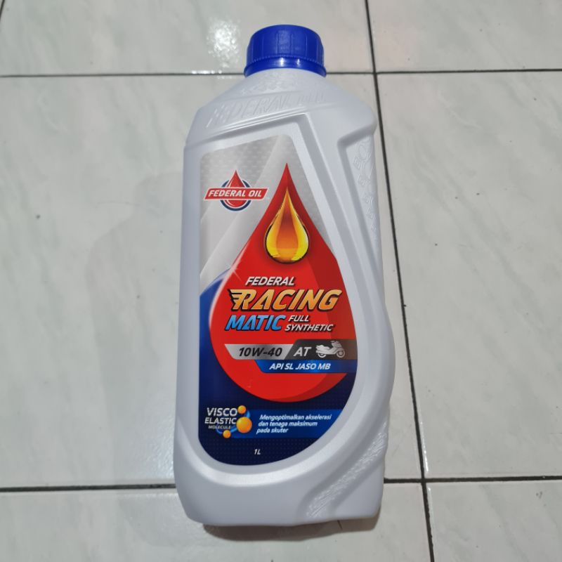 Jual 100% ORIGINAL !!! Oli Federal Racing Matic 1 Liter | Shopee Indonesia