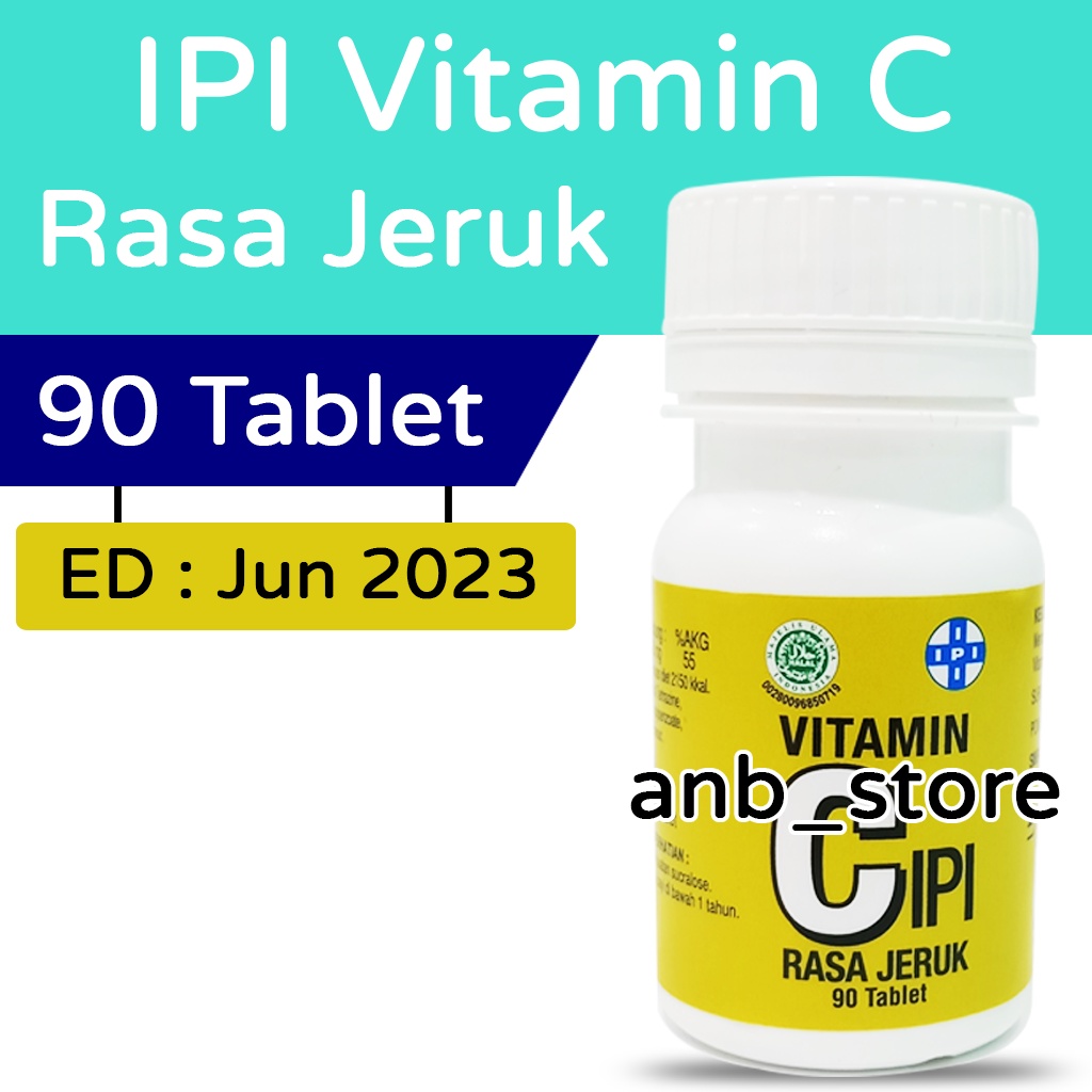 Jual Ipi Vitamin C - Rasa Jeruk 90 Tablet | Shopee Indonesia