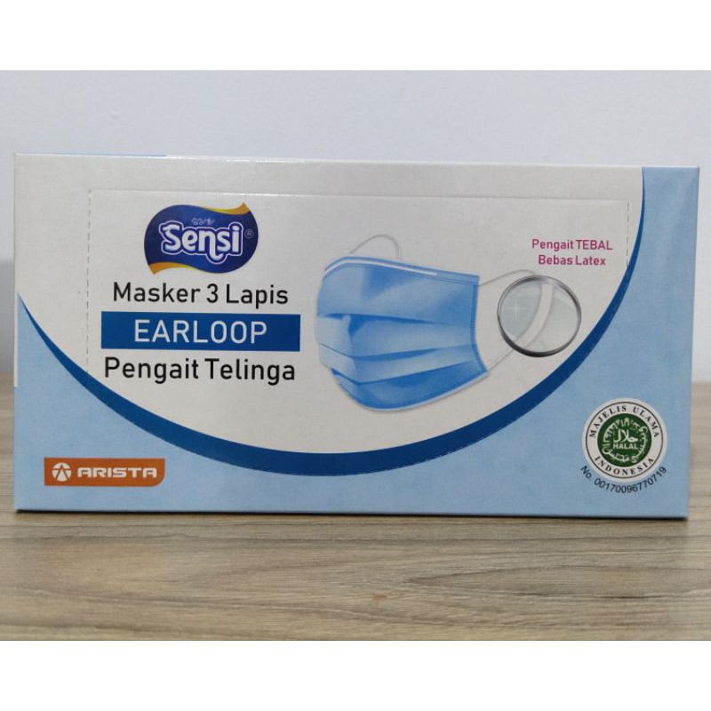 Jual Masker Sensi 1 boks isi 40 pcs | Shopee Indonesia