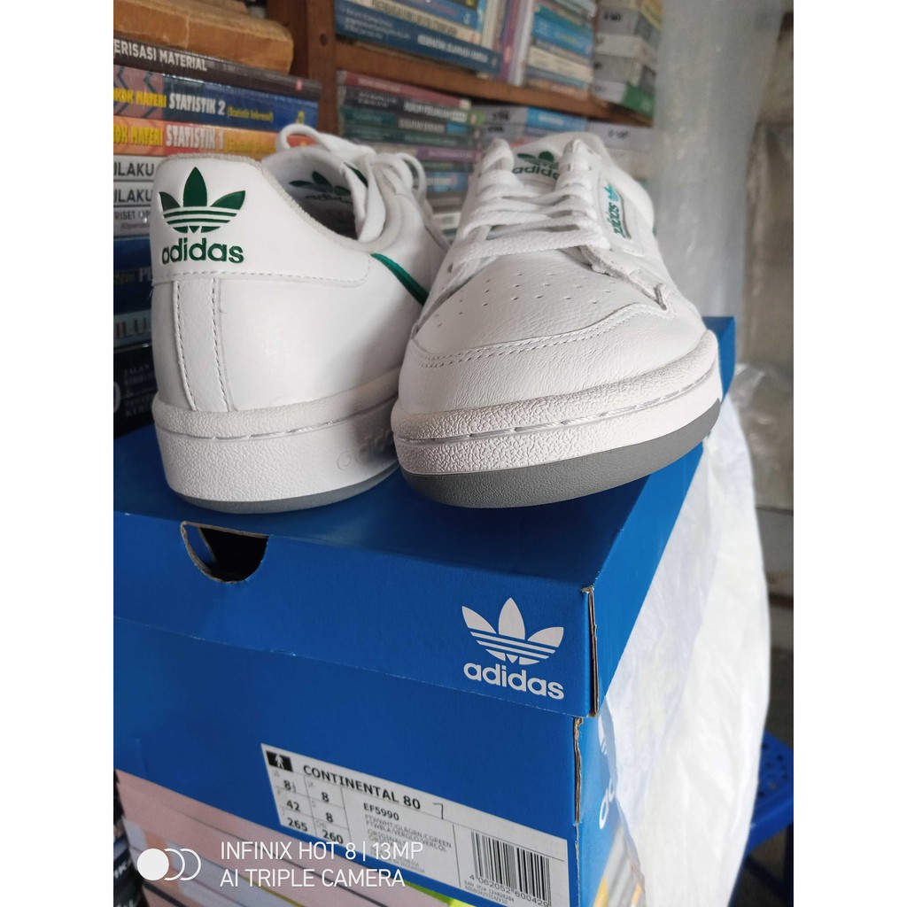 Jual Sepatu pria adidas continental 80 EF5990 ukuran 8 (42) original ...