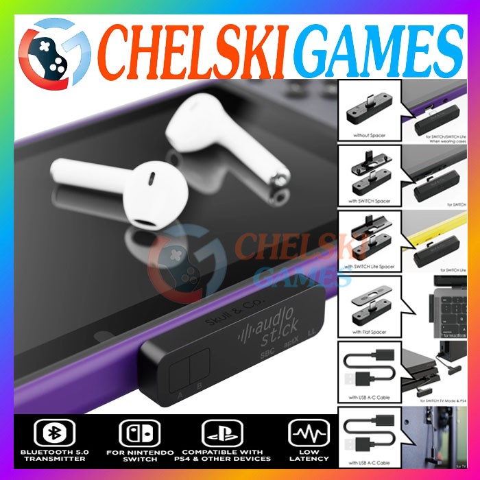 Jual Skull & Co AudioStick Bluetooth 5.0 Route Air for N Switch, PS4 ...