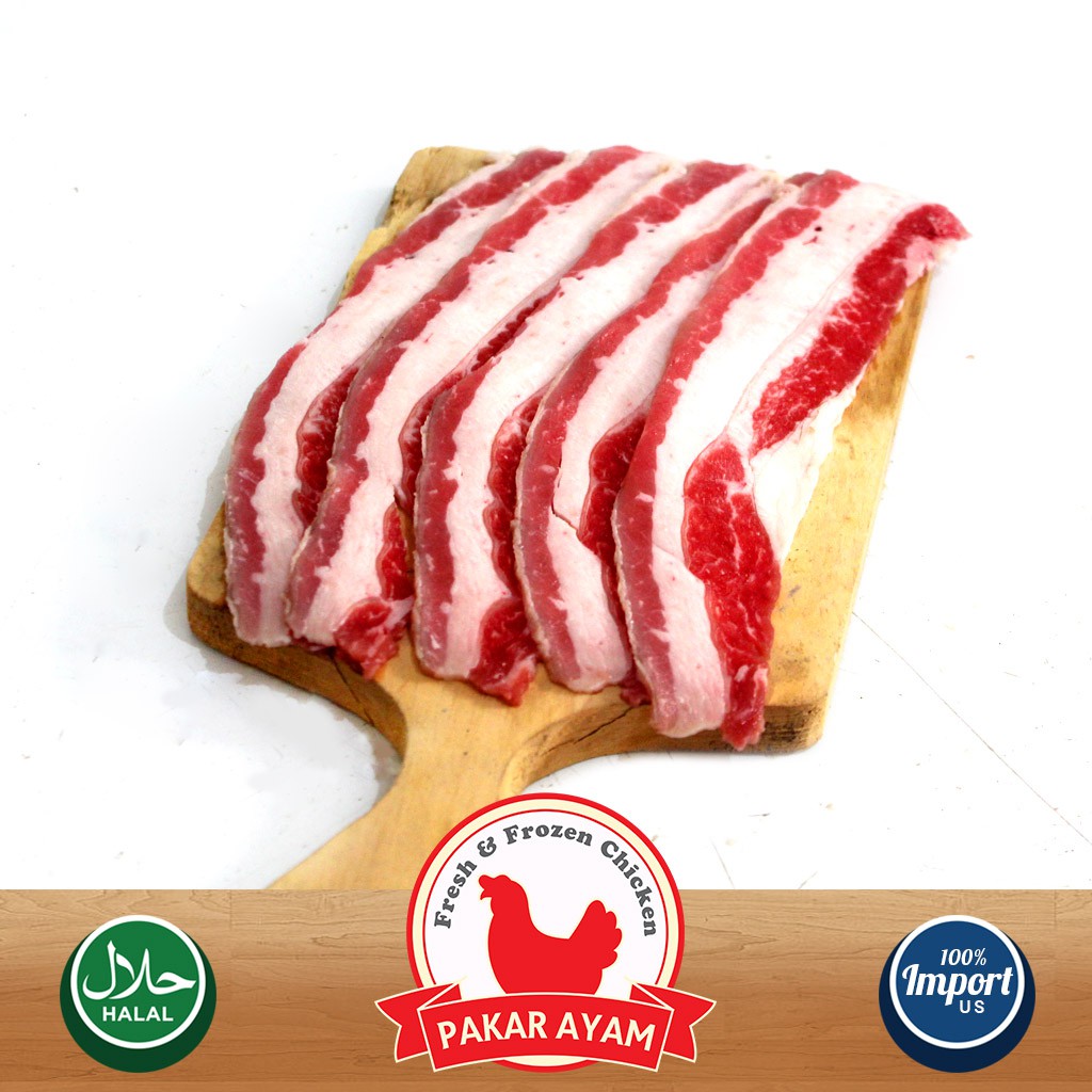 Jual DAGING SAPI SLICE US YOSHINOYA / SHABU SLICE BEEF PACK 1KG PREMIUM ...