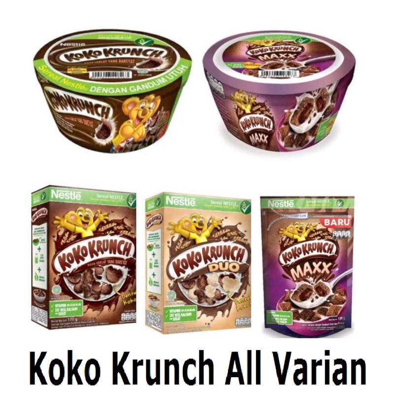 Jual Koko Krunch Sereal All Varian - Nestle Koko Krunch Cereal | Shopee ...