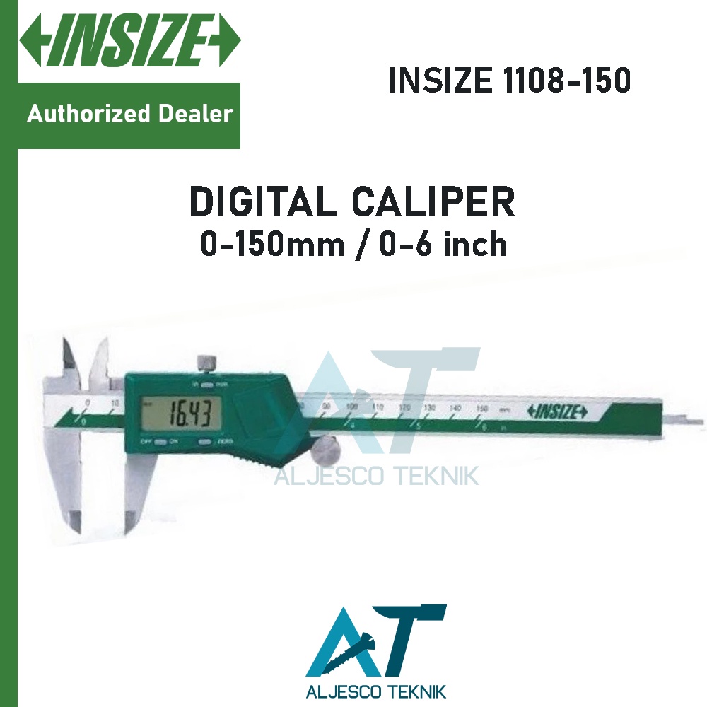 Jual INSIZE 1108-150 SIGMAT DIGITAL 150MM - JANGKA SORONG 6 INCH ...