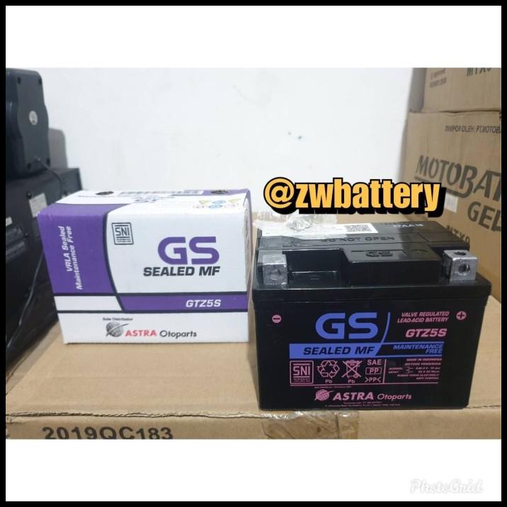 Jual Aki Motor Honda Beat, Vario 110-125 Gtz5S Gs Astra Original Aki Kering | Shopee Indonesia