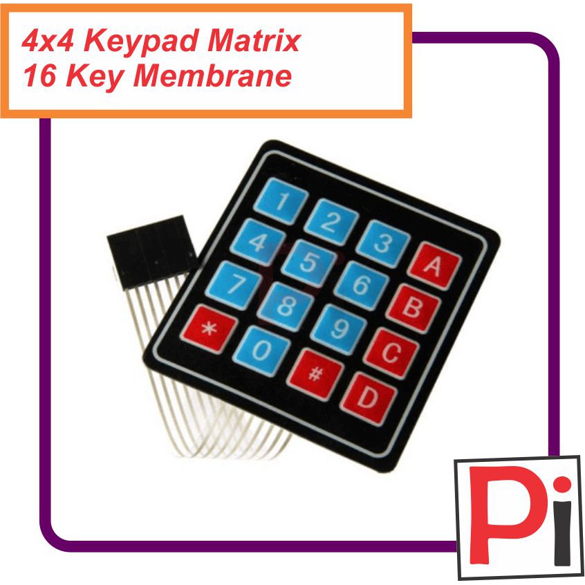 Jual Keypad 4x4 Matrix Array/Matrix 16 Key Membrane Keypad | Shopee ...
