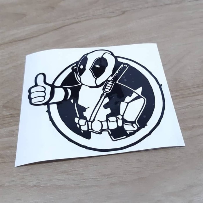 Jual Stiker Deadpool jempol New Cutting Stiker Deadpool Mantap thumbs ...