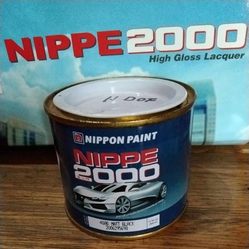 Jual Nippe 480D Matt Black/ Cat Duco 200cc | Shopee Indonesia