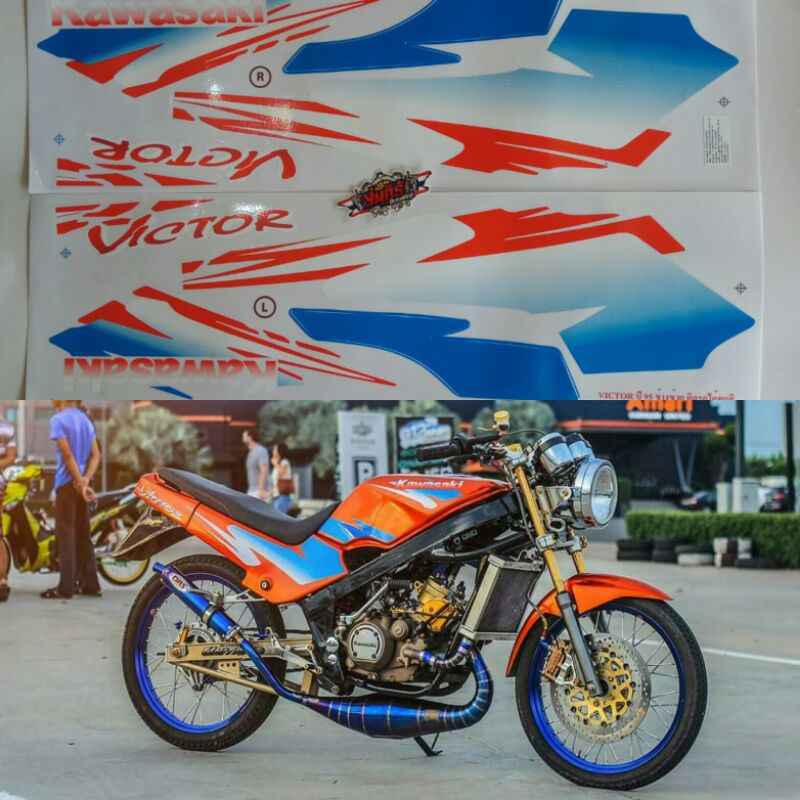 Jual Striping Stiker Victor Body Kotak Atau Striping Viktor Body Kotak ...