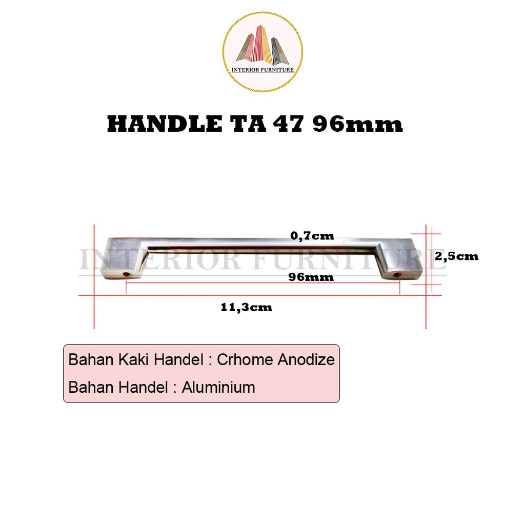 Jual Tarikan Handel TA 47 Huben / Handle Laci Pintu Lemari Minimalis ...