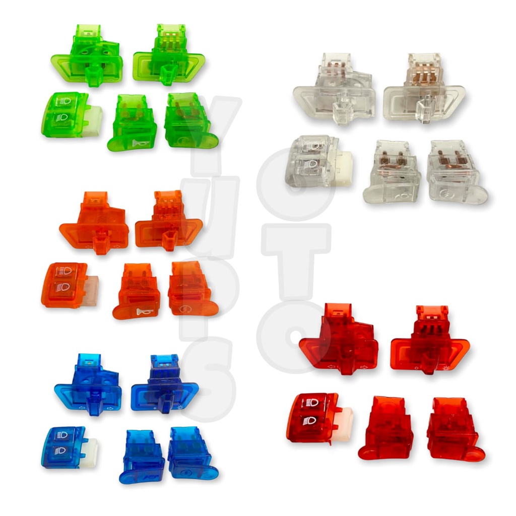 Jual Saklar Transparan 1 Set Beat Carbu Vario 110 Carbu Supra X125 Lama ...