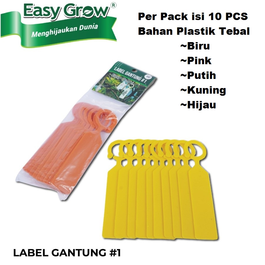 Jual Label Tanaman Gantung #1 / Tag Tanaman / Nama Tanaman - Papan Tanaman Waterproof Label Nama ...