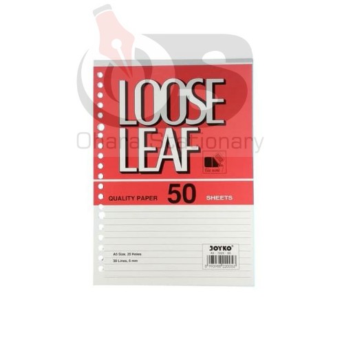 Jual JOYKO kertas loose leaf paper joyko a5 isi 50 lembar file note ...