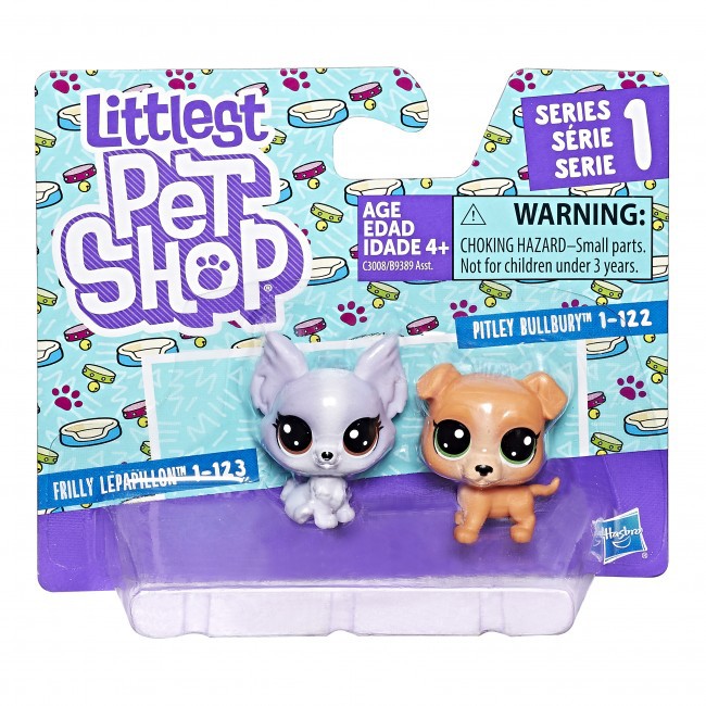 Jual HASBRO LITTLEST PET SHOP SERIES 1 PAPILLON PITBULL MINI PACK ...
