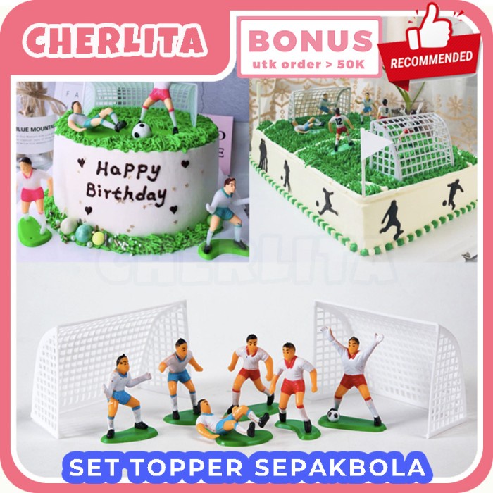 Jual Topper Kue Ulang Tahun Sepak Bola Soccer Kaki Lucu Hiasan Ultah ...