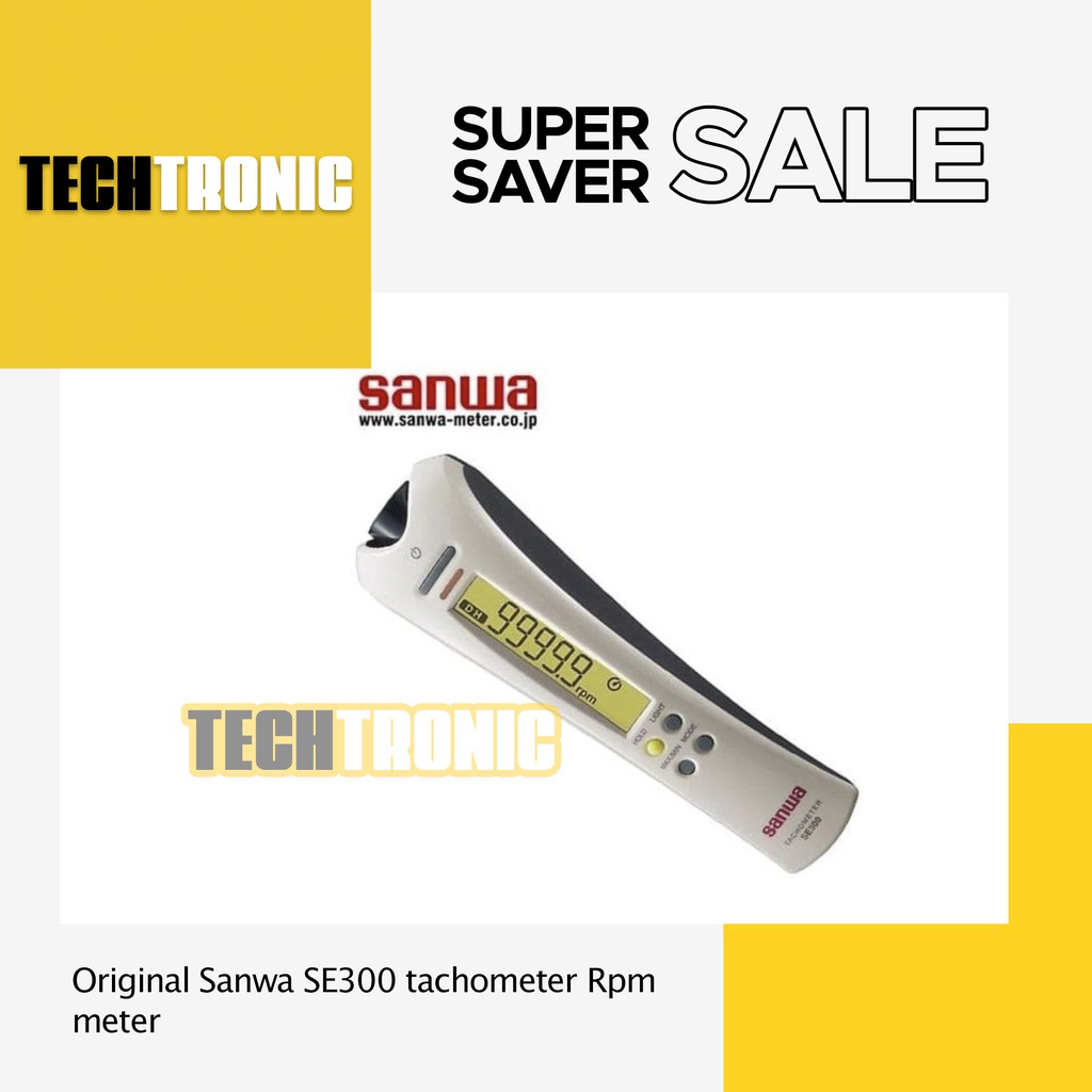 Jual Original Sanwa SE300 tachometer Rpm meter - TECHTRONIC | Shopee Indonesia