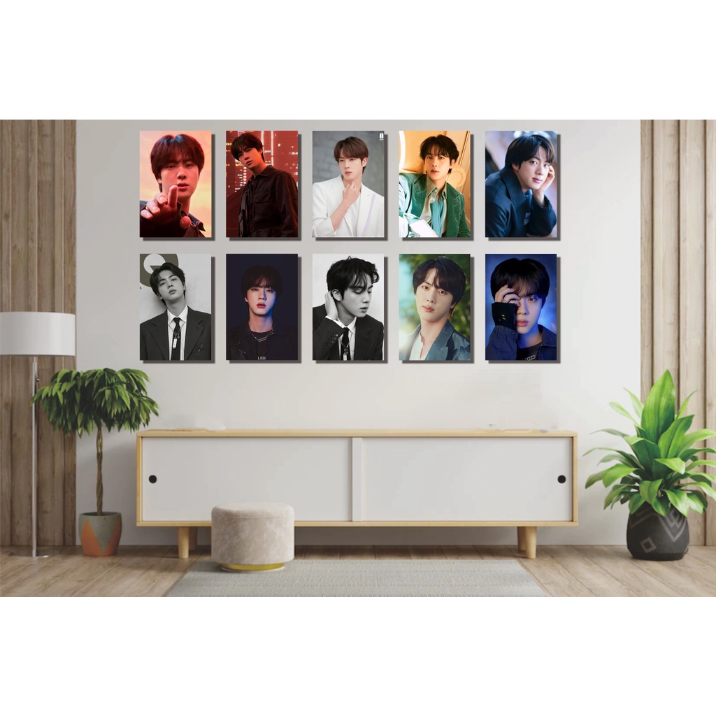 Jual Poster Kayu BTS Jin Hiasan Dinding Walldecor (Gambar Bisa Custom ...