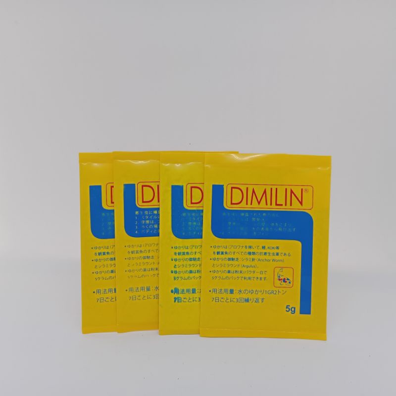 Jual DIMILIN OBAT IKAN KUTU 5 GRAM | Shopee Indonesia