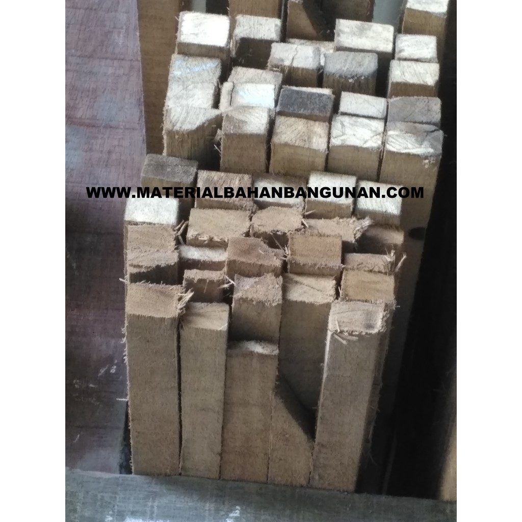Jual Jual per meter kayu reng 3 x 4 panjang 1 meter wood bahan bangunan ...