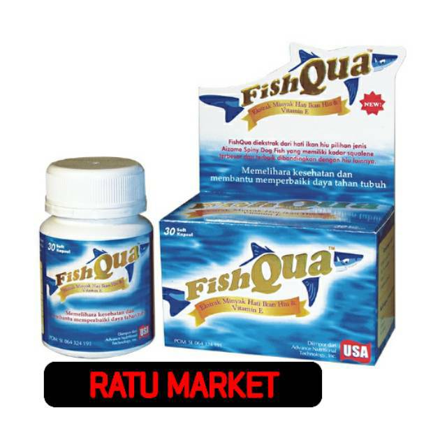 Jual Fisqua isi 30's extract minyak hati ikan hiu & vitamin E | Shopee ...