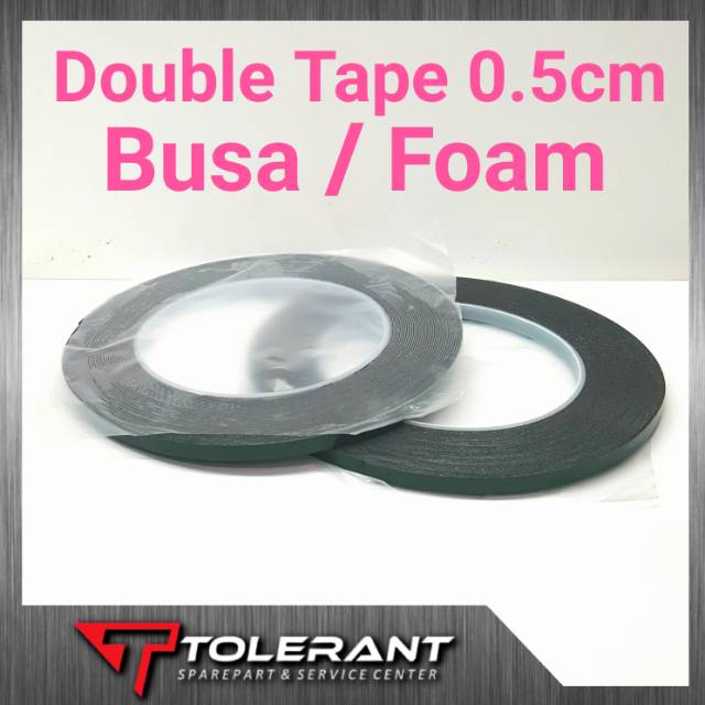 Jual DOUBLE TAPE LEM BUSA PEREKAT FOAM 0.5CM | Shopee Indonesia