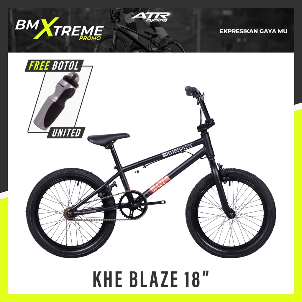 Jual SEPEDA BMX 18-01SP KHE BLAZE 18 (21) BK | Shopee Indonesia