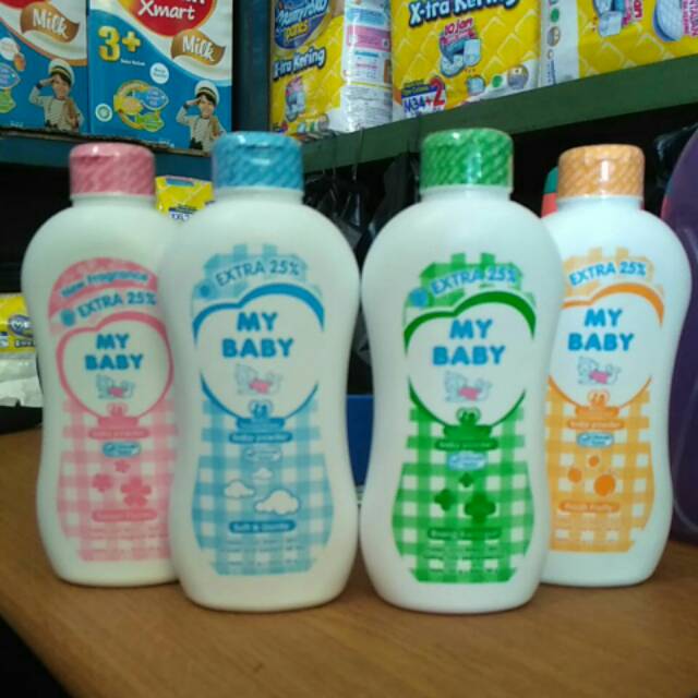 Jual Bedak bayi My baby powder 150g + extra 38g | Shopee Indonesia