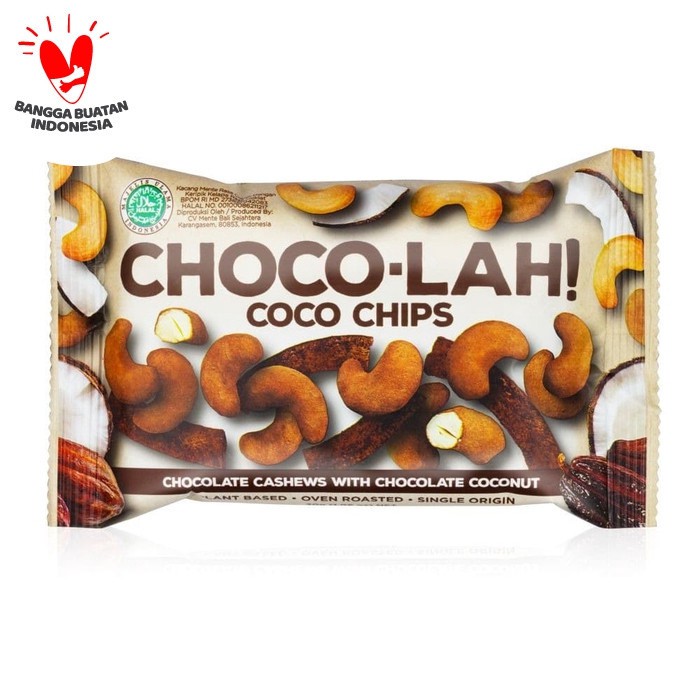 Jual East Bali Cashews Choco-Lah! Coco Chips 30 Gram | Snack Mede ...