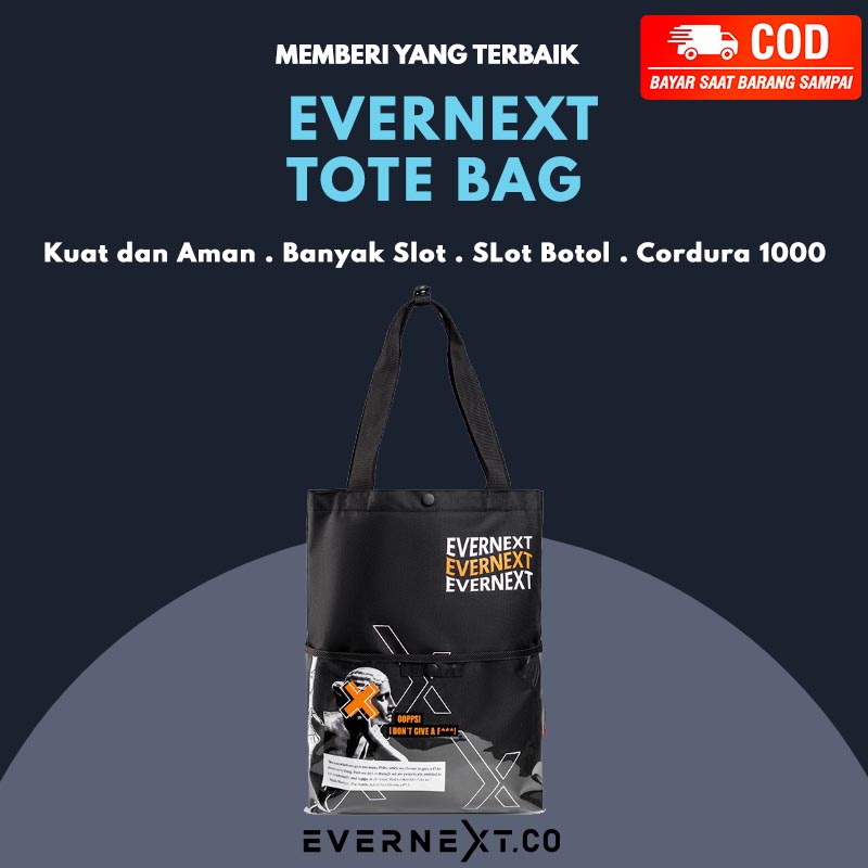 Jual Tas Jinjing EVERNEXT Tote Bag Pria Wanita Tas laptop 15" Premium ...