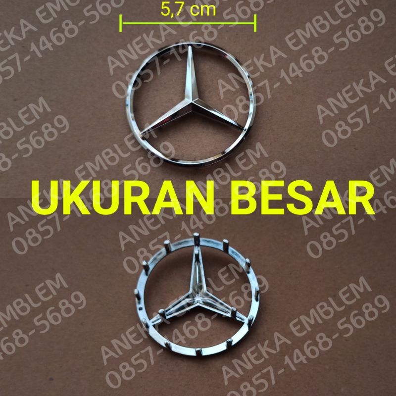 Jual emblem logo badge steering wheel stir setir mercy Mercedes Benz ...