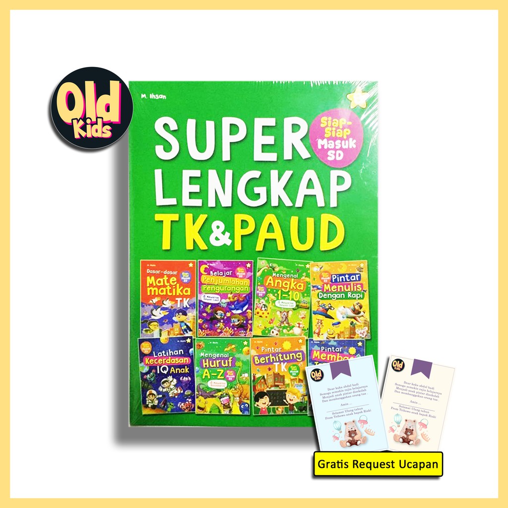 Jual Buku Anak Tk Paud - Buku Paket Tk Paud - Super Lengkap Tk & Paud ...