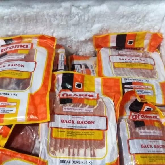 Jual Makanan Beku | Pork Back Bacon Babi Aroma Bali @1Kg | Shopee Indonesia