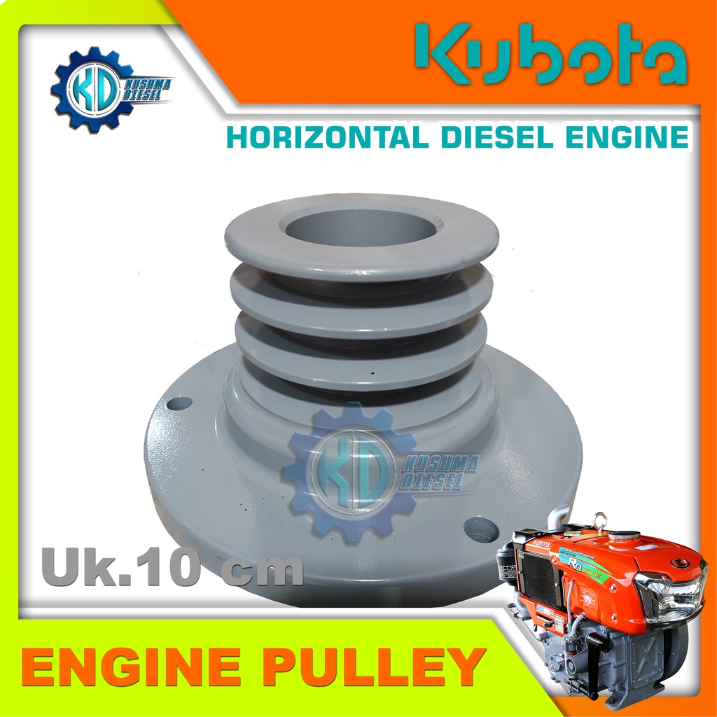 Jual ENGINE PULLEY KUBOTA DIA 100 - PULI MESIN KUBOTA - POLI - PULLEY ...