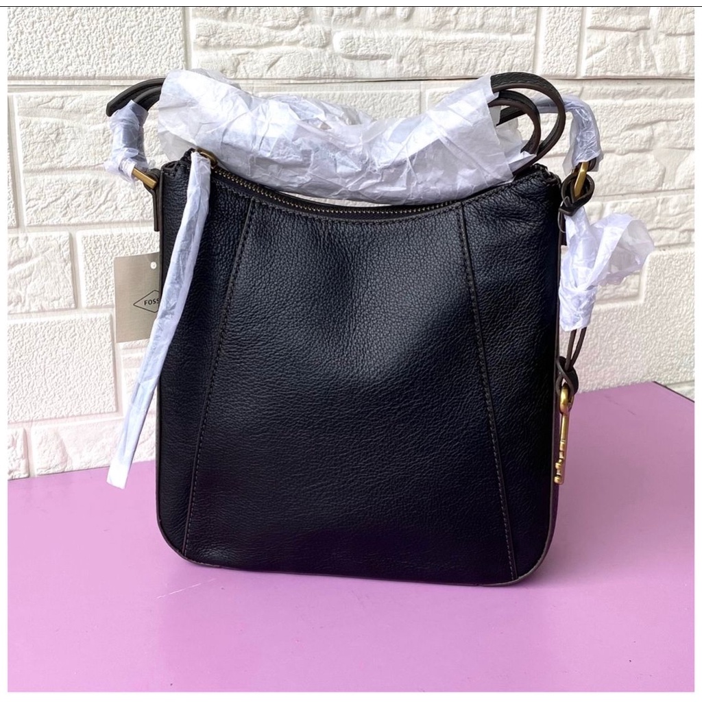 Jual Tas Wanita Branded Fossill Talia Crossbody Bag Black - 100% ...