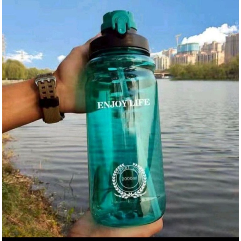 Jual S&S BOTOL Minum Enjoy Life Botol Minum JUMBO 2 Liter | Shopee ...
