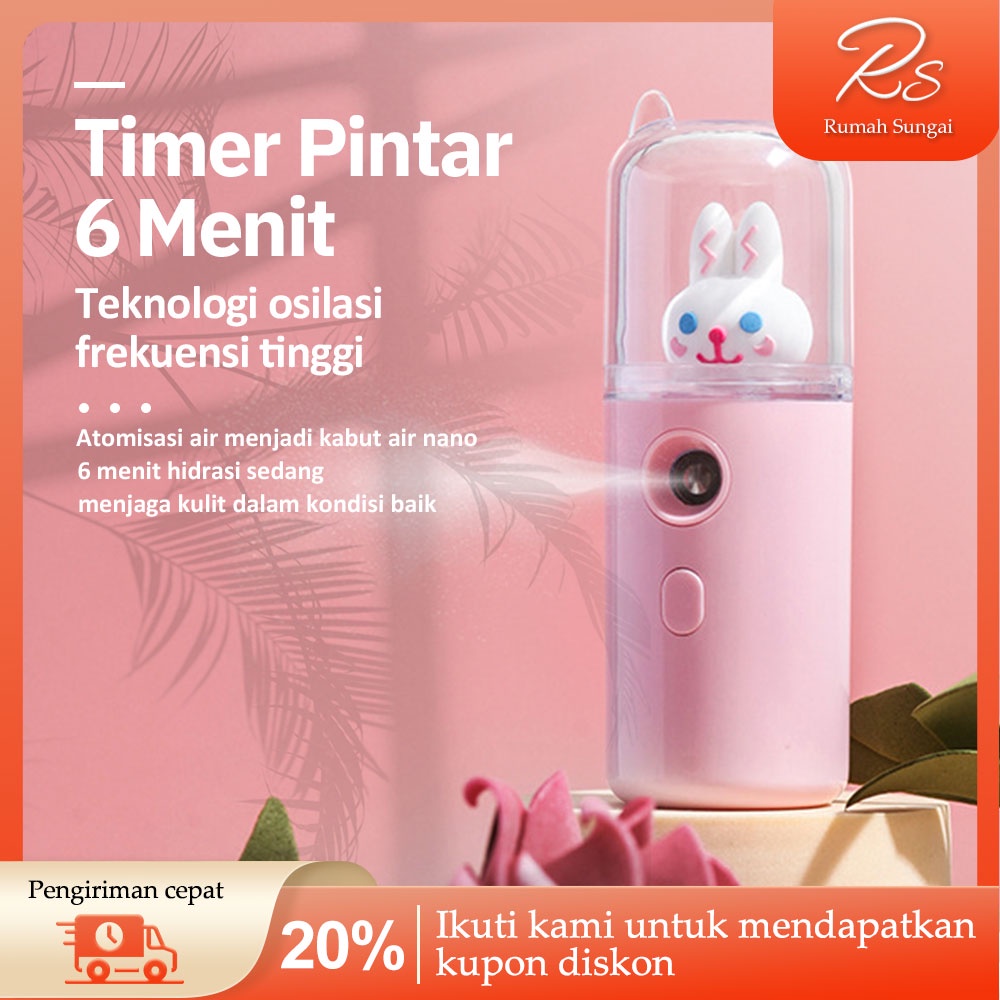 Jual Nano Spray Mini Nano Mist Sprayer Nano Spray Portable Face Mist Water Nano Spray Wajah ...