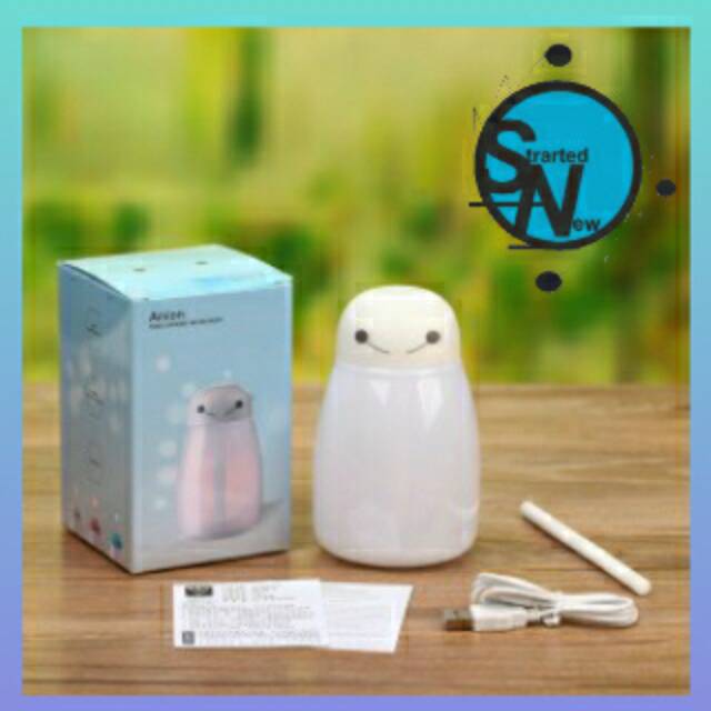Jual Baymax Mini LED RGB Humidifier USB 400ml - Blue | Shopee Indonesia