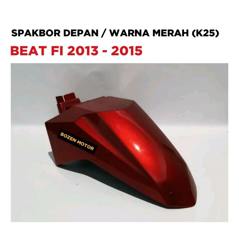 Jual Spakbor Depan Beat FI 2013 2014 2015 / Warna Merah / K25 / Spesial ...