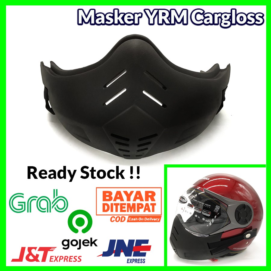 Jual Masker PU YRM Helm Cargloss Retro ( Mask / Bogo / Vespa / Retro ...